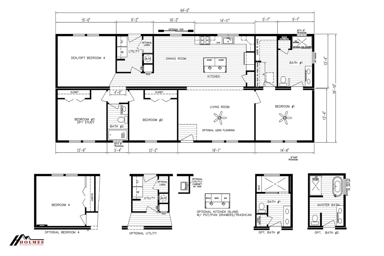 Modular Home Floor Plans - Holmes Modular