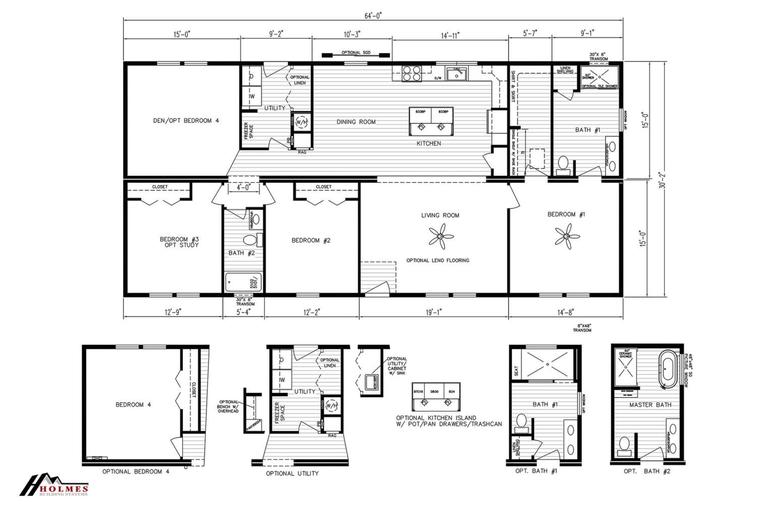 Modular Home Floor Plans - Holmes Modular
