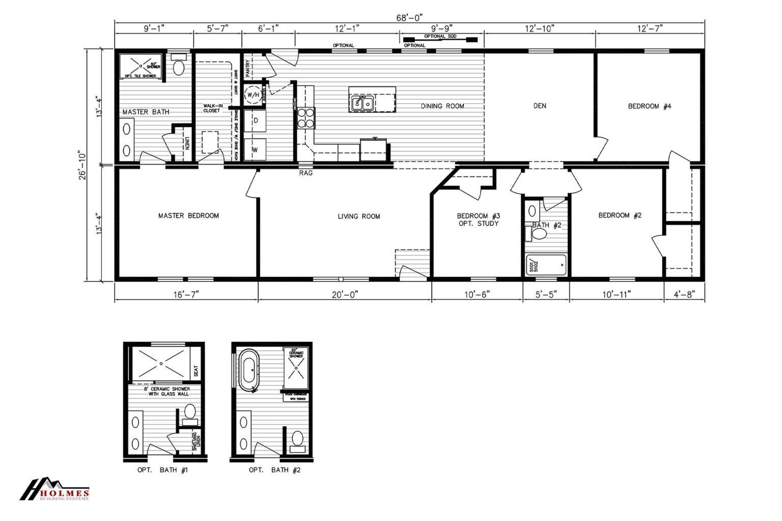 Modular Home Floor Plans - Holmes Modular